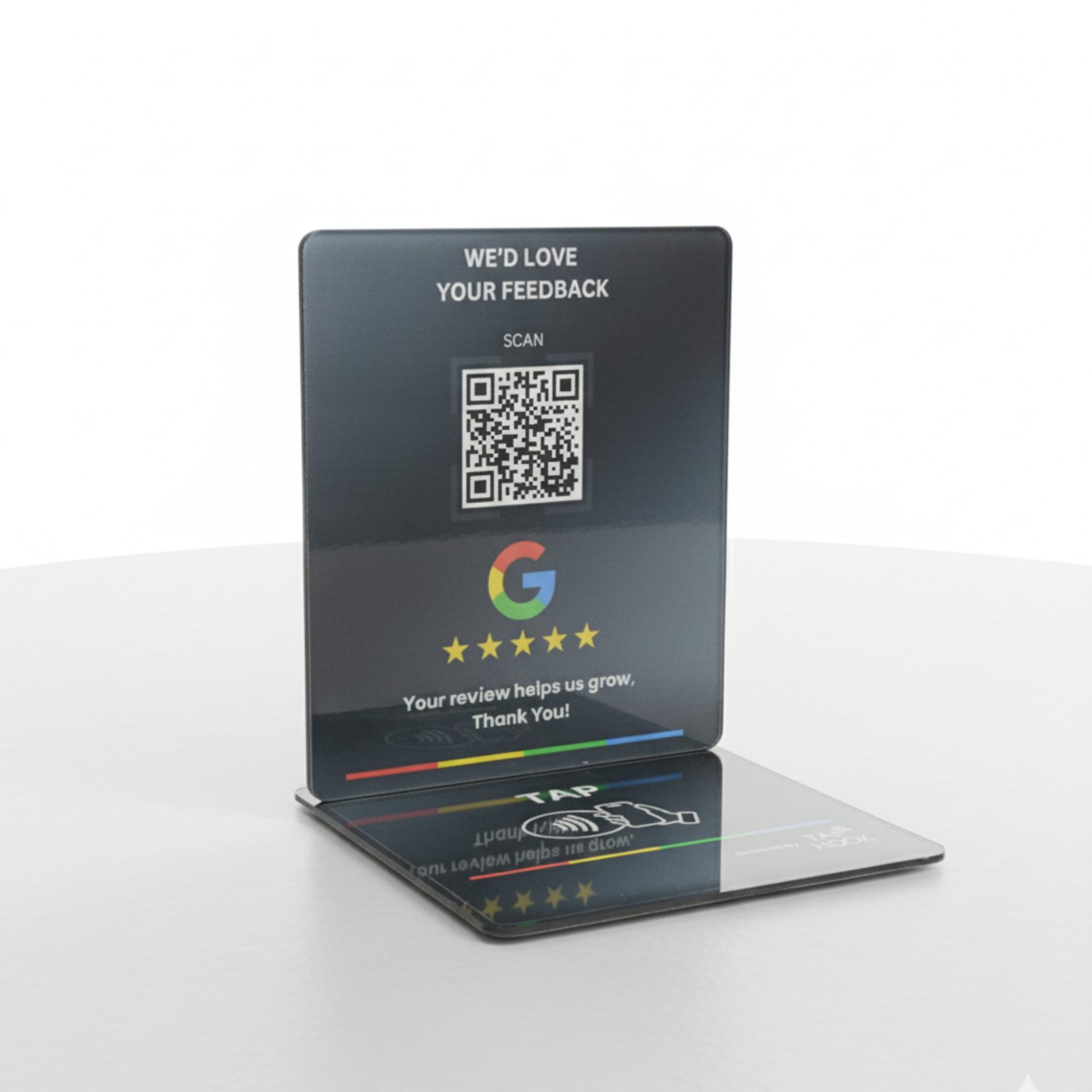Google Review Standee – Tap Hook